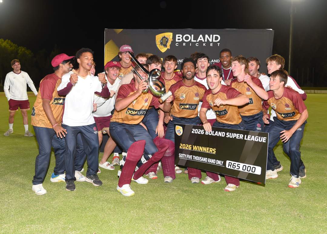 Maties Boland se T20 Super League champ | Son