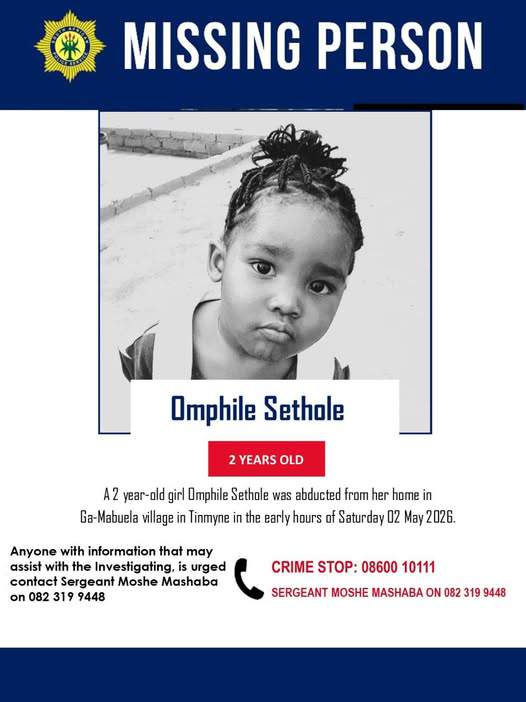 Tweejarige glo uit ouma se huis ontvoer | Son